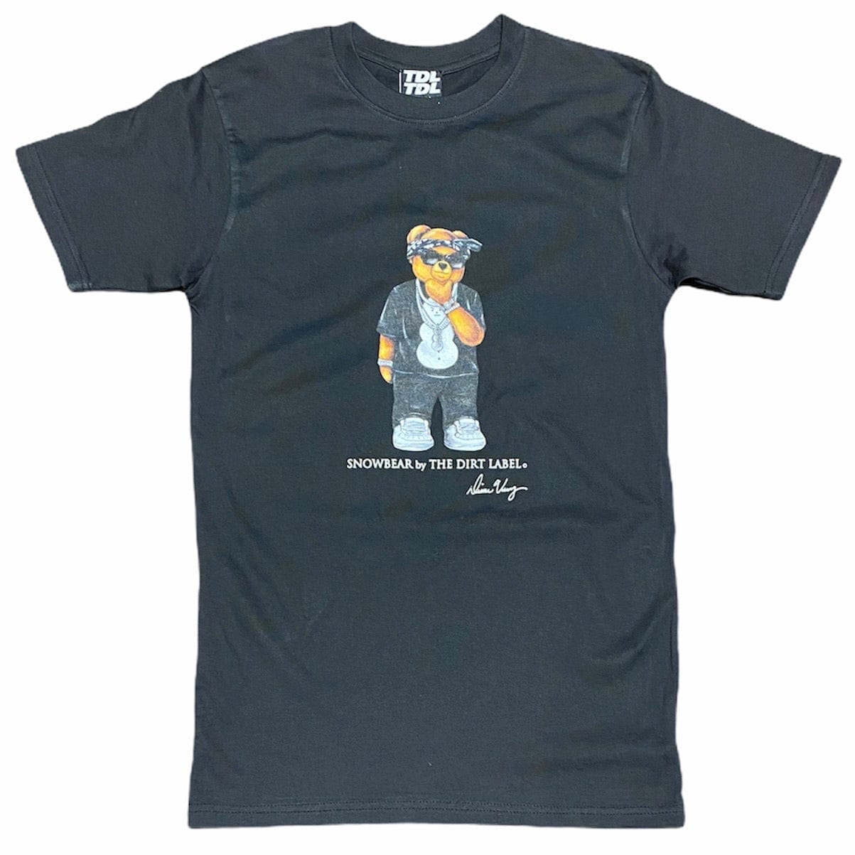 Dirt Label Snowbear T Shirt (Black) – The Empire USA