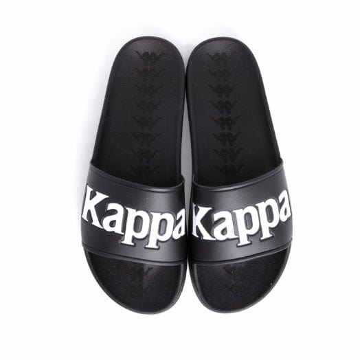 Kappa 222 Banda Adam 9 Slide (Black/White) 304JPU0 – The Empire USA